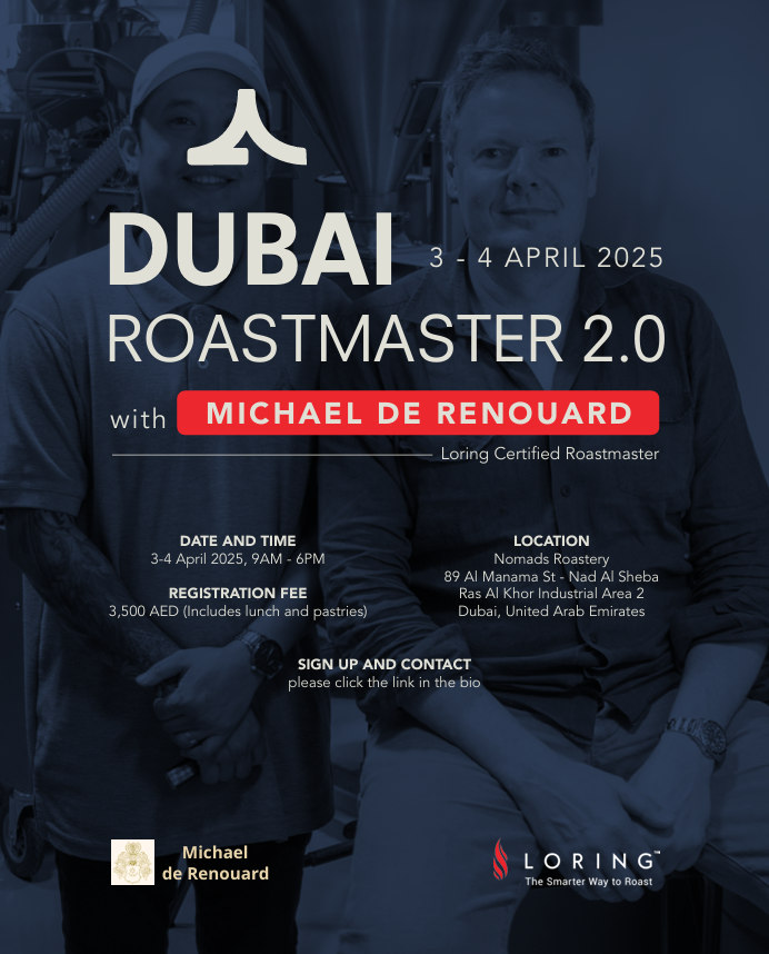 ROASTMASTER 2.0 with MICHAEL DE RENOUARD – Nomads Roastery